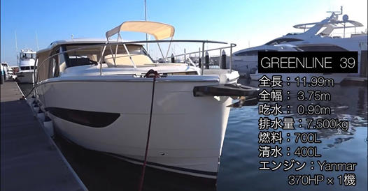 【詳細説明 動画】GREENLINE 39(グリーンライン 39) | ボートワールドプレス